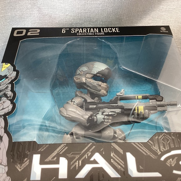 JINX | Other | Halo 2 6 Spartan Locke With Battle Rifle Collectable ...